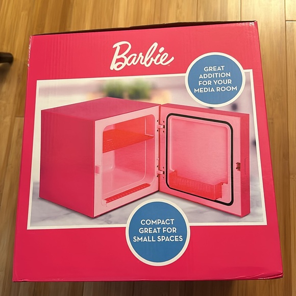 Barbie | Kitchen | Barbie Pink Mini Fridge | Poshmark